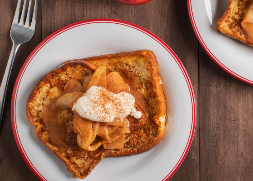 Pain doré genre tarte aux pommes | POM